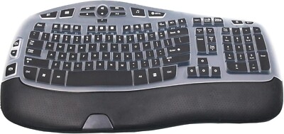 Keyboard Cover for Logitech K350 Wireless Wave Keyboard, Logitech MK570 ...