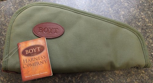 Heart Shaped Gun Rug Case OD Green 14" Pistol Revolver Boyt Harness ...