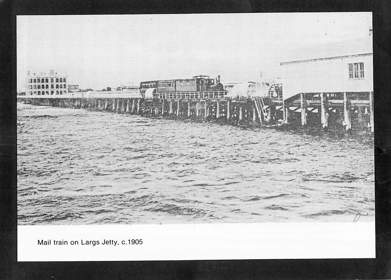 D9170 Australia SA Mail Train Largs Bay Jetty postcard | eBay Australia