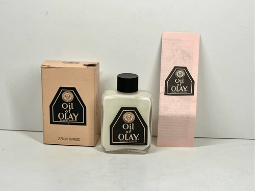 Vintage Oil of Olay Lotion 2 oz Glass Bottle Original Formula ...