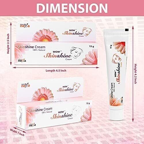 WOW Skin shine face cream 15g (Pack of 2) | eBay