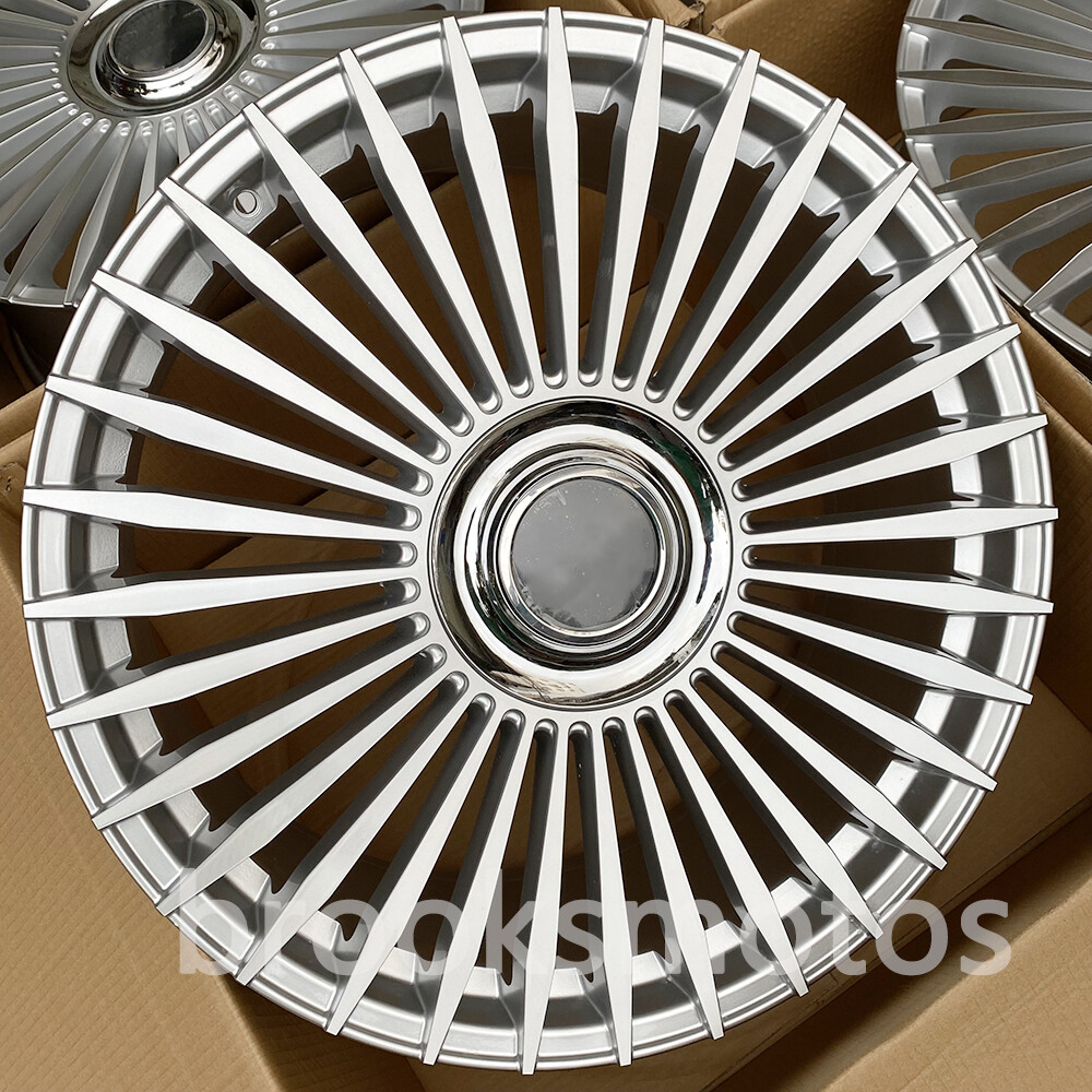 2016+ BMW 7 Series 740 730 750 760 G11 22" Silver STYLE Wheels Rims ...