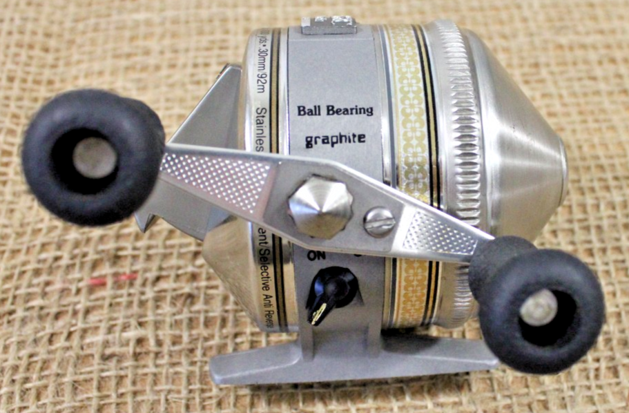 Zebco 33 Classic Feather Touch Spincast Push Button Fishing Reel USA ...