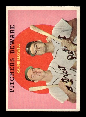 1959 Topps #34 Pitchers Beware (Al Kaline / Charlie Maxwell) - EX | eBay