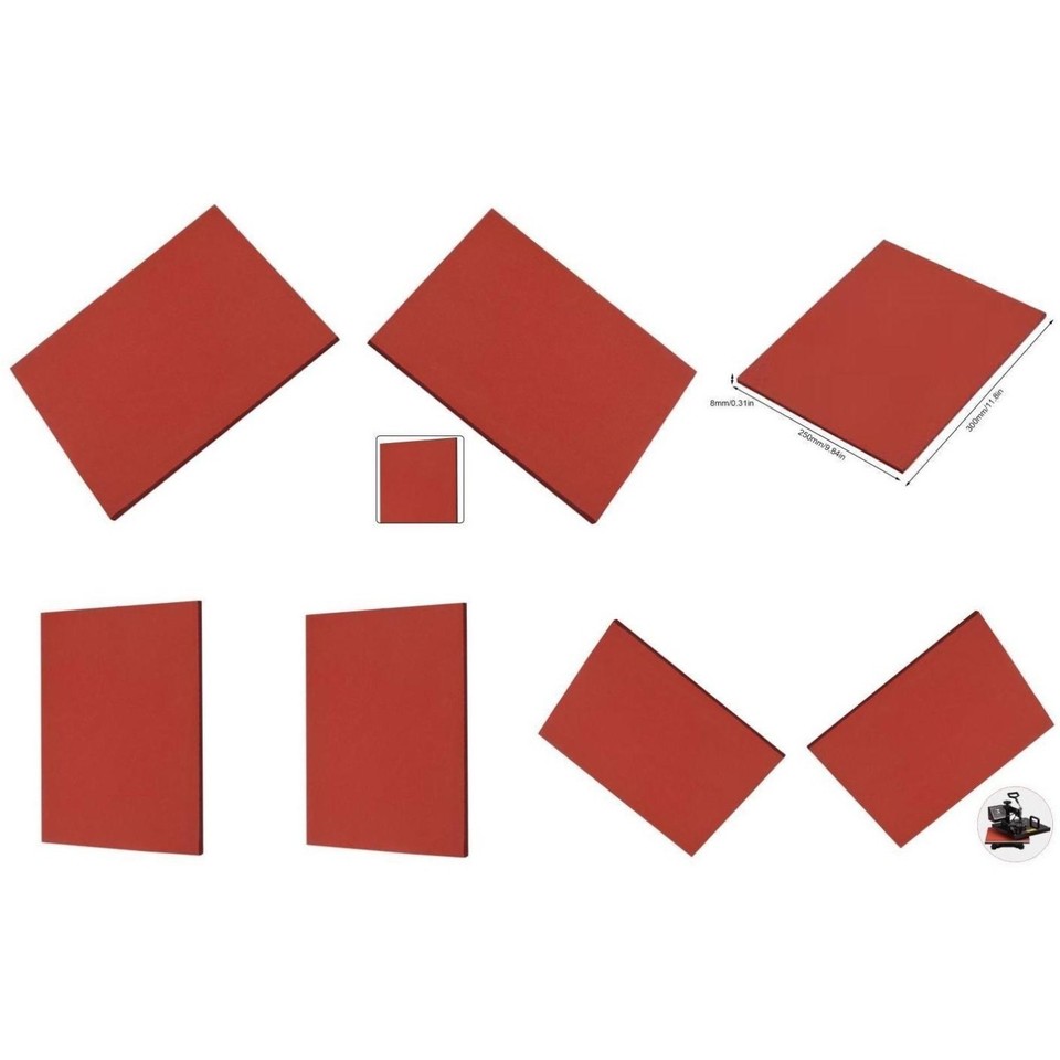Protective Silicone Pads for For heat Transfer Projects on Various ...