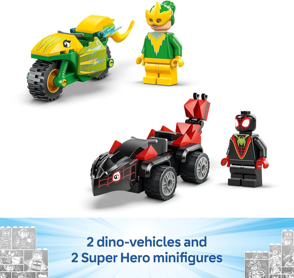 Lego 11198 Spidey Spin+electro Dinosaurusvoertuig NEW | eBay