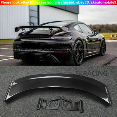 For Porsche 718 981 987 Boxter Cayman GT Style Carbon Fiber Rear ...