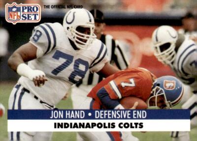 1991 Pro Set #527 Jon Hand | eBay