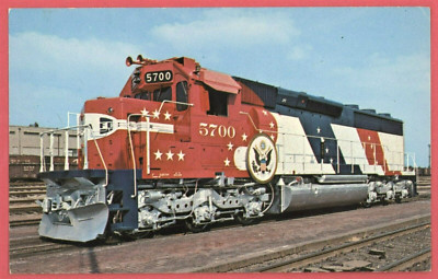 Sante Fe 5700 SD45-2 Loco Super C Bicentennial Train Railway Railroad ...