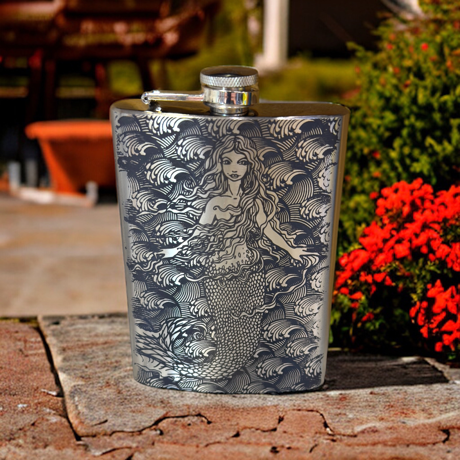 8oz Mermaid Stainless Steel Flask | eBay