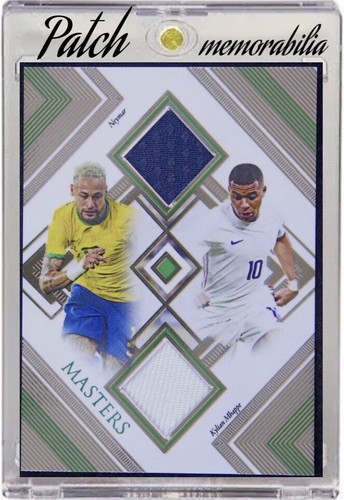 2022 Futera Neymar Jr & Kylian Mbappe Dual Patch Masters | eBay