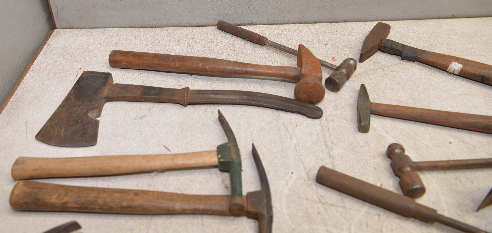 17 axes hatchets hammer collectible vintage mechanics machinist tool ...