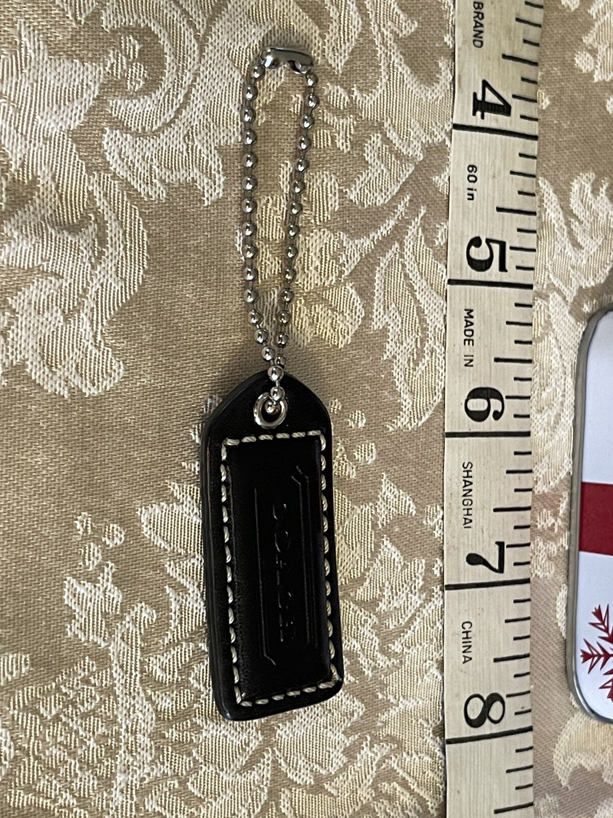 Coach vintage replacement hang tag Black Leather - Gem