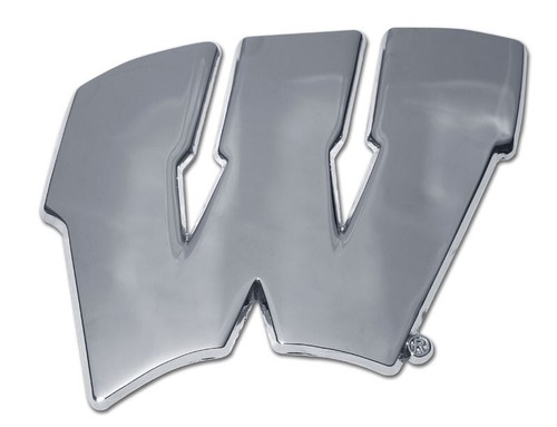 University of Wisconsin Badgers Auto Emblem Chrome or Red Brand New | eBay