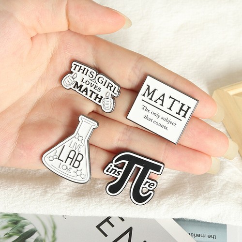 Cartoon Brooch Enamel Pin Lapel Collar Pin Corsage Math Collection ...