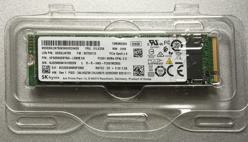 NEW SK Hynix PC601 256GB M2 PCIe NVMe SSD M.2 250GB Solid State Drive ...