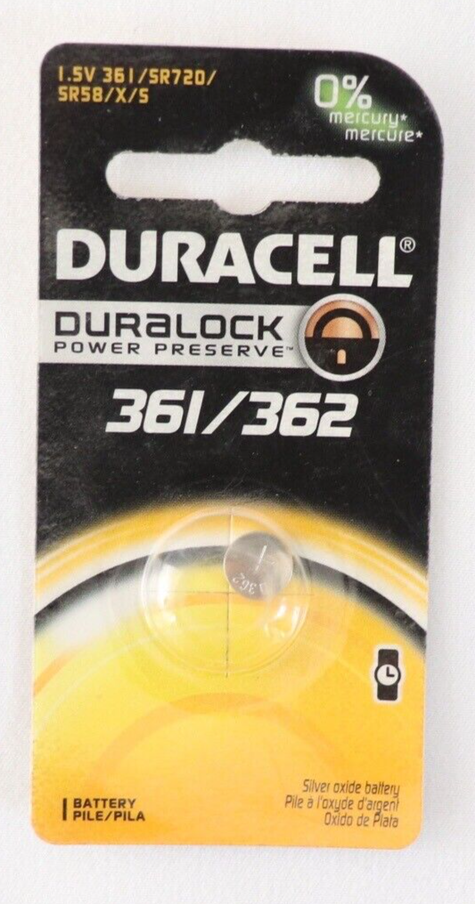 1 Duracell 361/362 SR721SW AG11 LR721 V362 D362 SP362 Battery | eBay