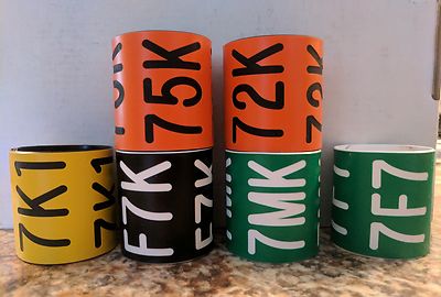 6 goose Neck Collar, goose band, duck band, avise, call, bird band, SET ...