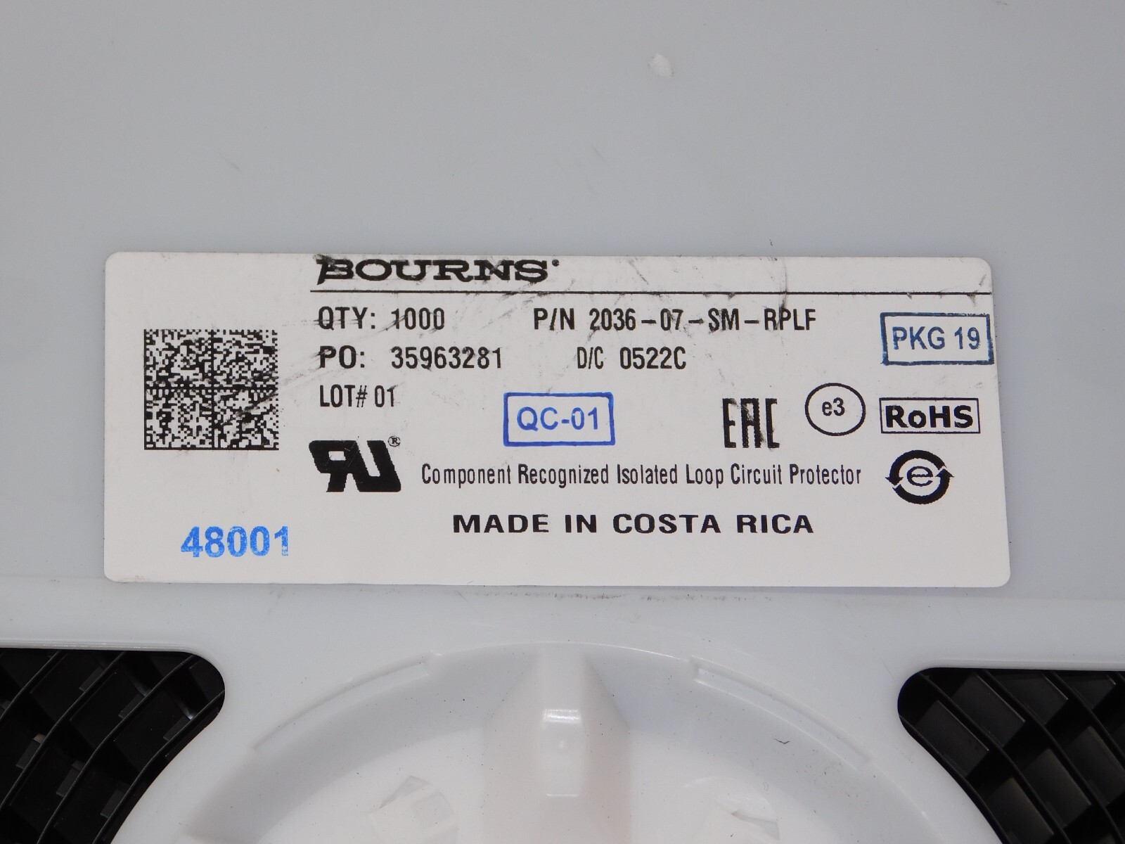 895 Bourns 2036-07-SM-RPLF 75V GDT Gas Discharge Tube Arrestors Reel Pack for sale online | eBay