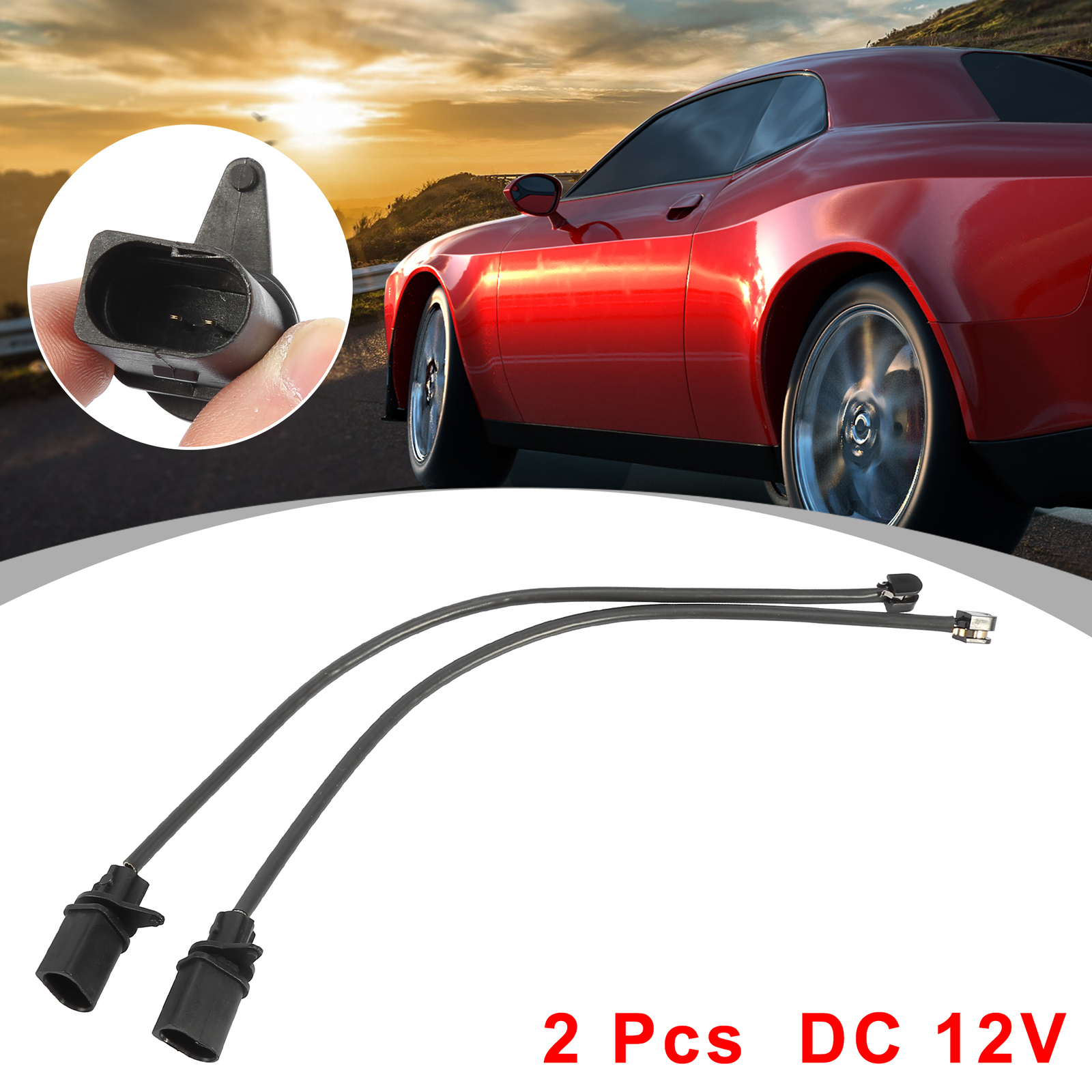 2pcs Car Front Brake Pad Wear Sensor for Porsche Macan 2015-2018 ...
