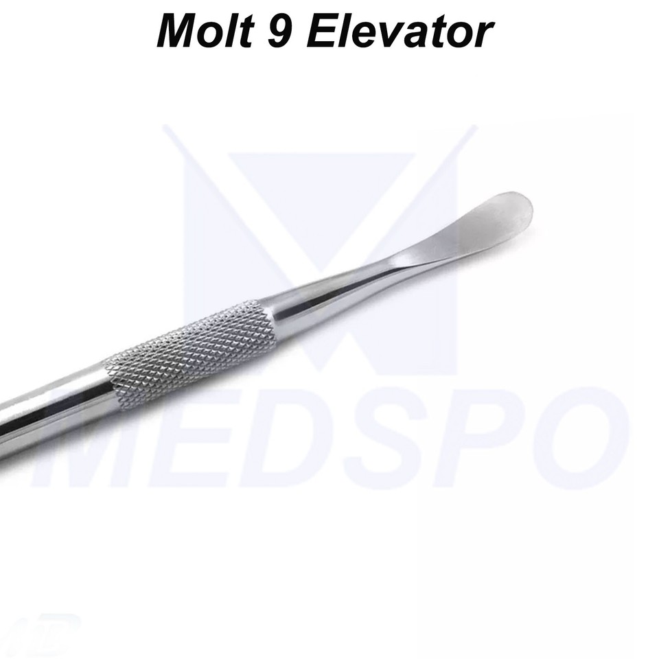 Dental Periosteal Molt 9 Elevators Surgical Implants Periosteum Oral ...