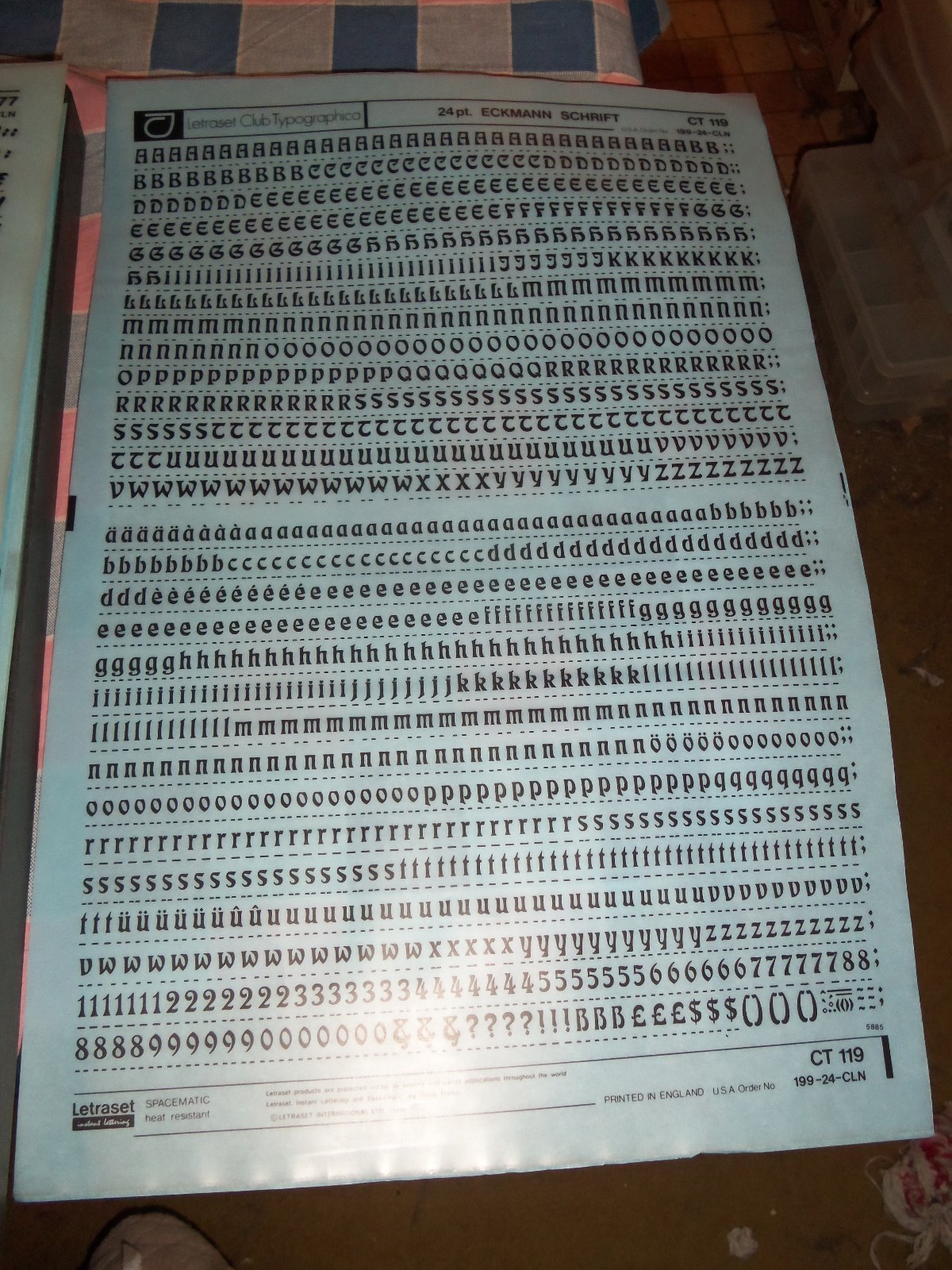 hh. NOS Letraset Lettering 10 x 15 Sheet Various Fonts Sizes Use Drop ...