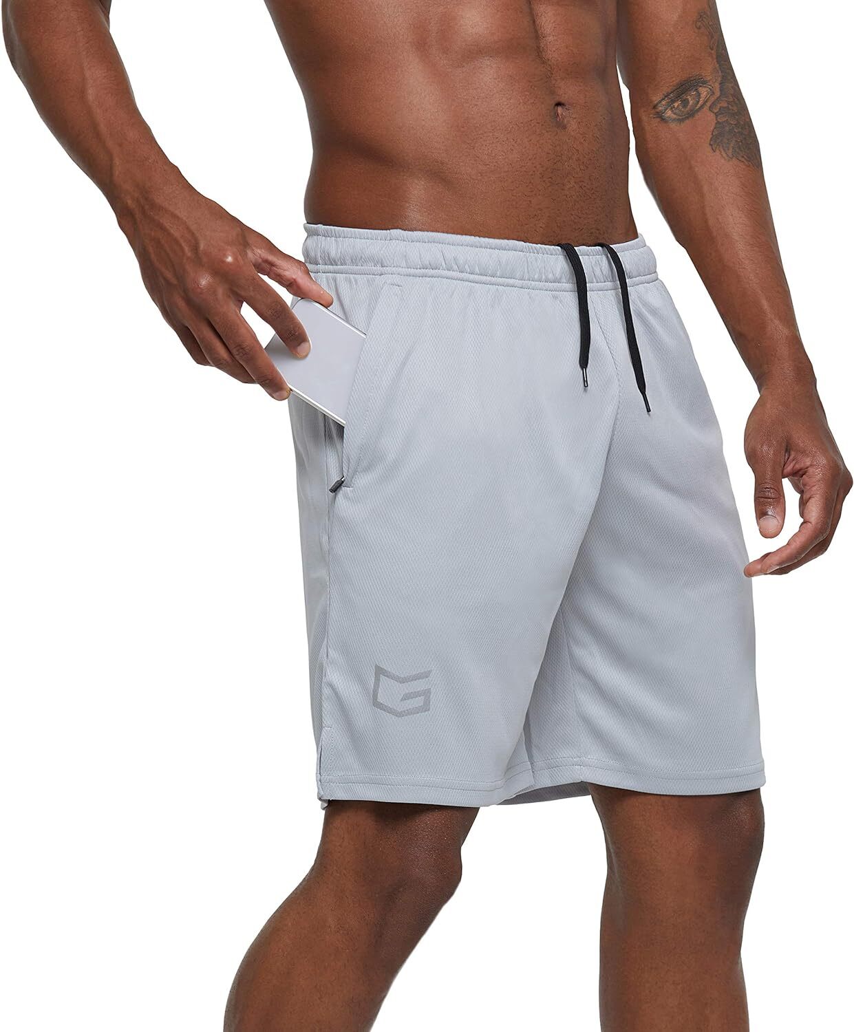 G Gradual Men's 7" Workout Running Shorts Quick Dry Lightweight Medium ...
