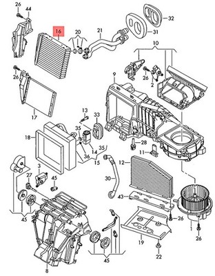 Genuine VW Beetle Cabrio Cabriolet Bettle Passat 4Motion Heat Exch ...