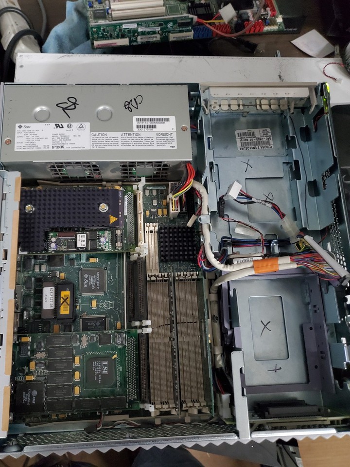 Sun Microsystems SparcStation 20 60Mhz SuperSparc CPU 48MB DRAM -TESTED ...
