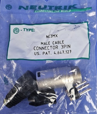 Neutrik NC3MX Male Cable Connector 3 Pin | eBay