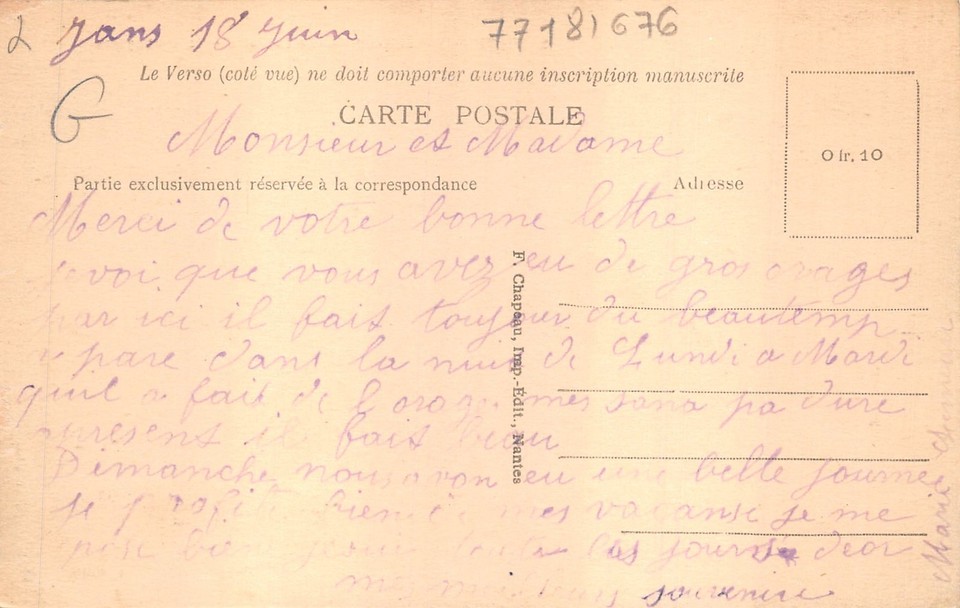 44-TREFFIEUX-N 650-G/0365 | eBay