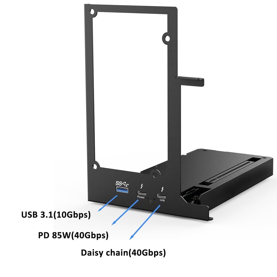 Portable eGPU Enclosure Compatible with Thunderbolt 3/4,USB4 PD 85W ...