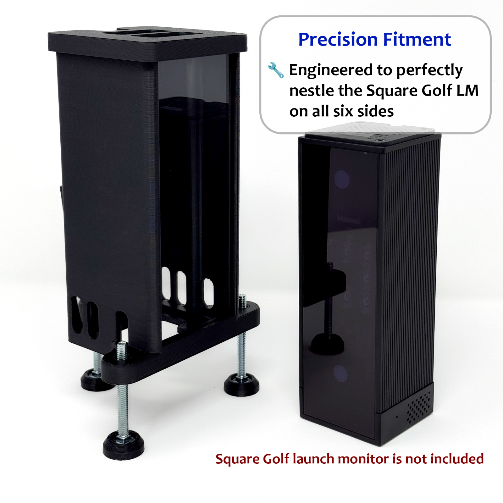 Adjustable Leveling Protective Case for Square Golf Launch Monitor | eBay