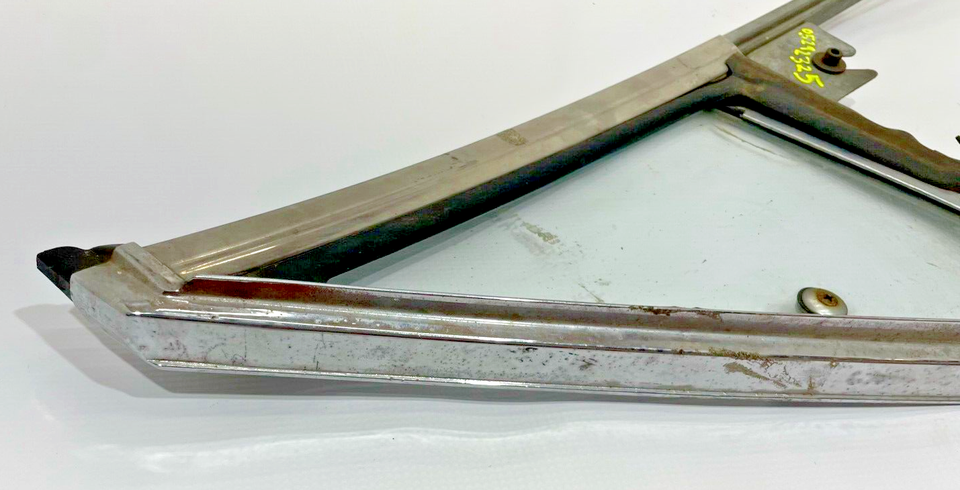1968-1970 Mopar B Body Vent Window Door Wing Chrome Glass Frame Trim ...