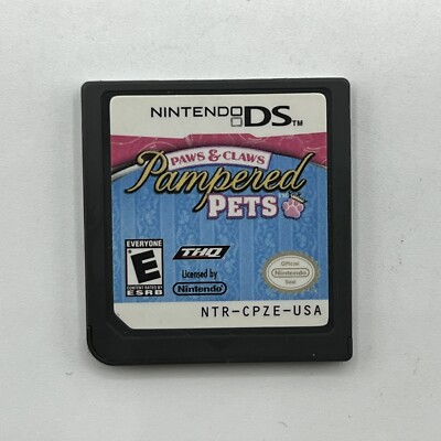 Nintendo DS Paws & Claws Pampered Pets Authentic Tested & Working ...