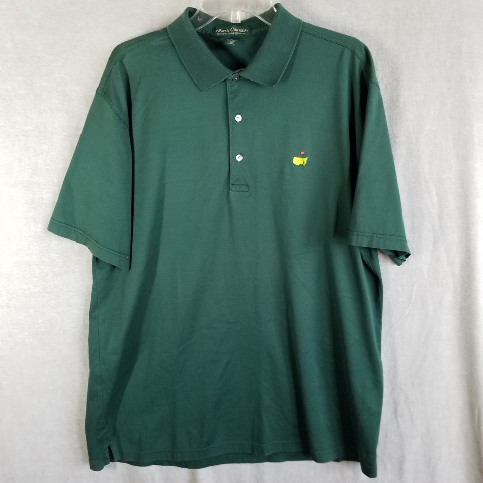Amen Corner Polo Shirt Large Green Golf Augusta National Masters Pima ...