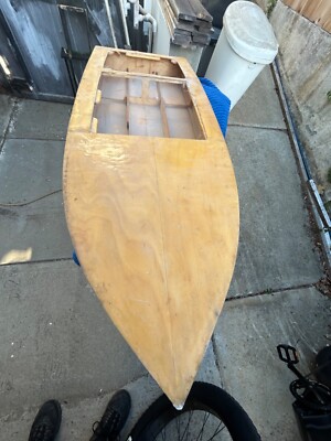 Zippkitz RC CRACKERBOX WOOD Just finished hull 26cc | eBay