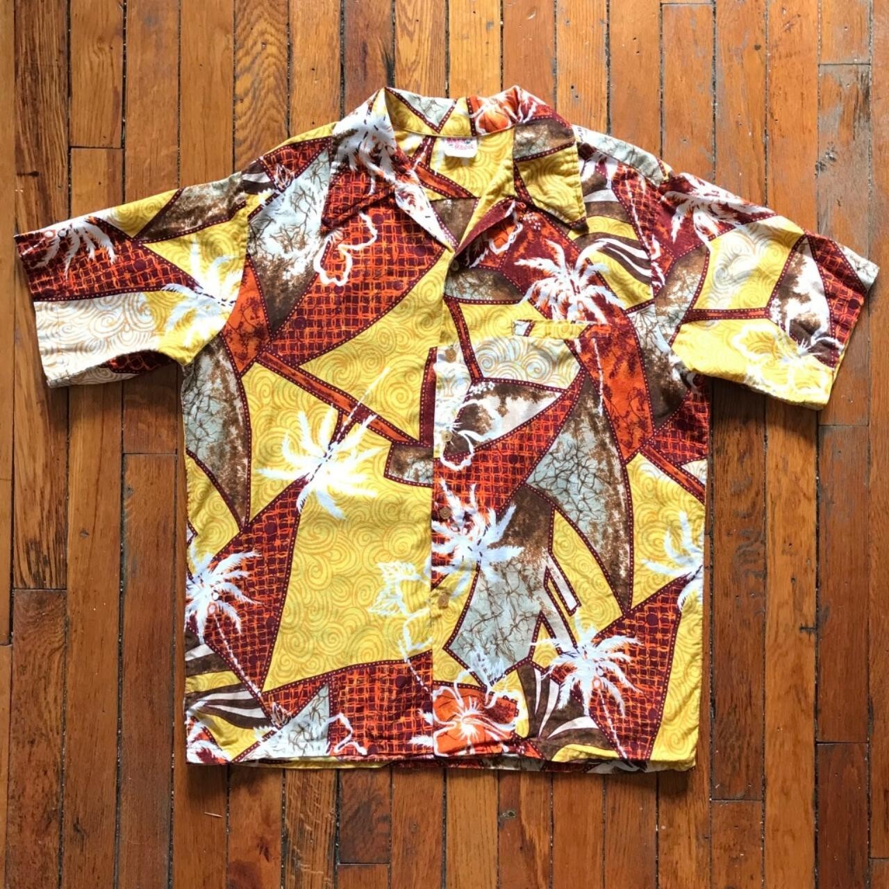 Rare Vintage 70s Barefoot in Paradise Men's Multi Pat… - Gem