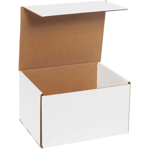MyBoxSupply 10 x 8 x 6" White Corrugated Mailers, 50 Per Bundle | eBay