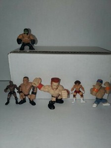 Lot Of WWE / WWF Mini Wrestling Figures | eBay