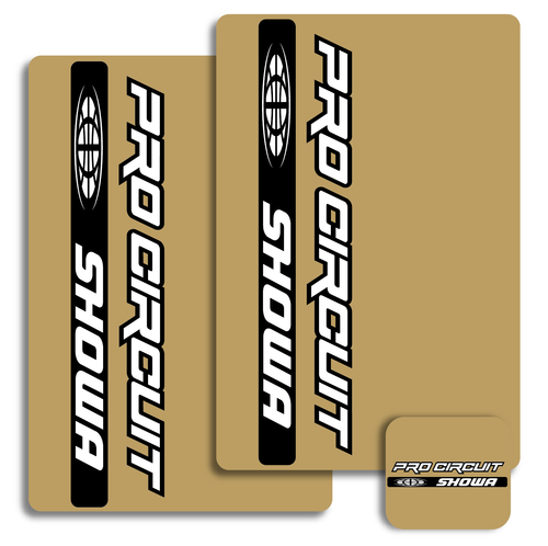 Pro Circuit Showa Fork Stickers Decal Shock Suspension Decals(Black ...
