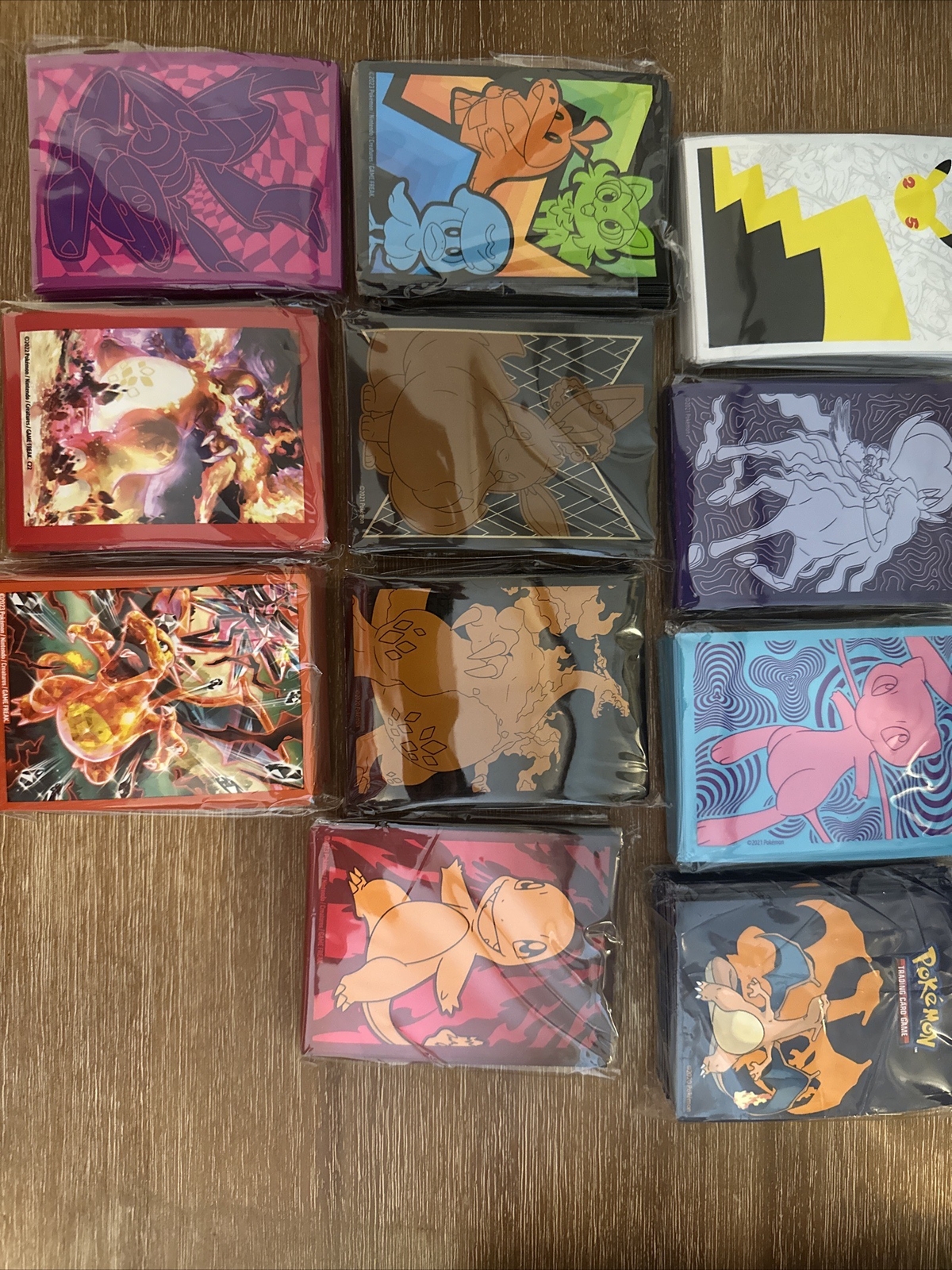 Pokemon Etb Sleeves Lot Of 11 Random Sealed Packs | eBay