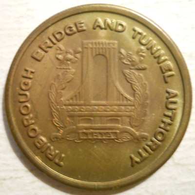 Triborough Bridge & Tunnel Authority (New York City) transit token ...