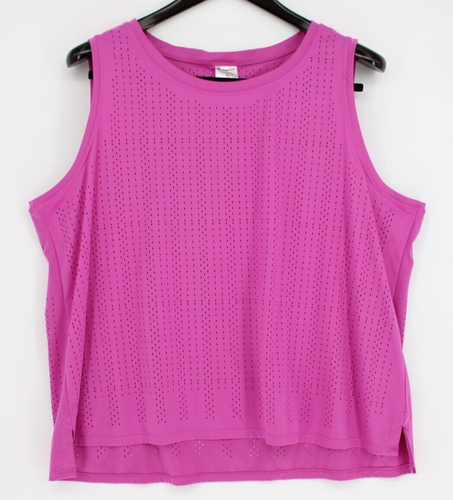 Member's Mark Top Women's Size XXL Lavender Activewear Sleeveless Nylon ...