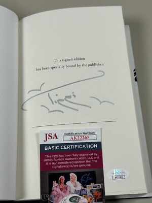 Tippi Hedren Signed A Memoir Book JSA COA Birds Hollywood Hitchcock 1st ...