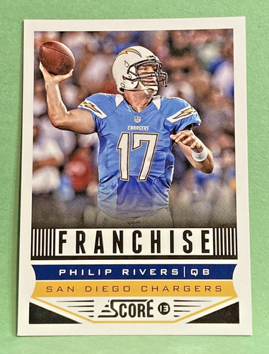 2013 Score PHILIP RIVERS Franchise Card #293 Chargers | eBay