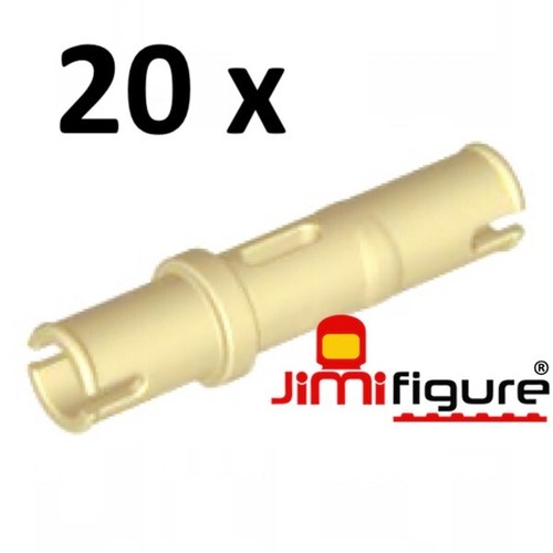 NEW 20 x LEGO Technic Pin 3L without Friction Ridges Tan 32556 Genuine ...
