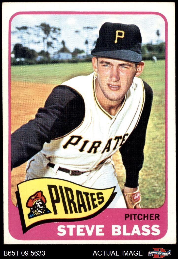 1965 Topps #232 Steve Blass Pirates RC 5 - EX | eBay