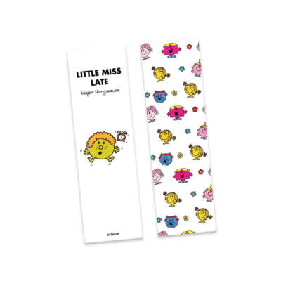 Little Miss Late Bookmark Mr Men Reading Book Accessory Page Saver | eBay