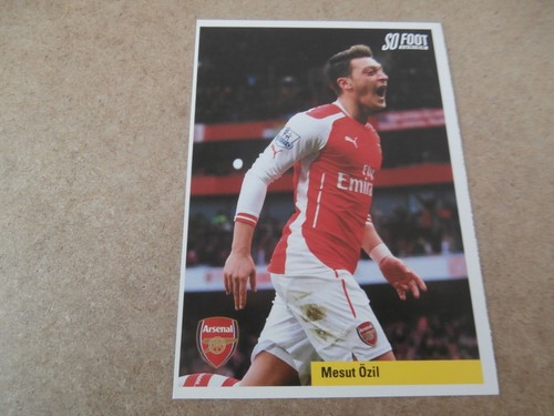 MESUT OZIL, ARSENAL, RARE FOOTBALL ROOKIE CARD SO FOOT (JT29) | eBay